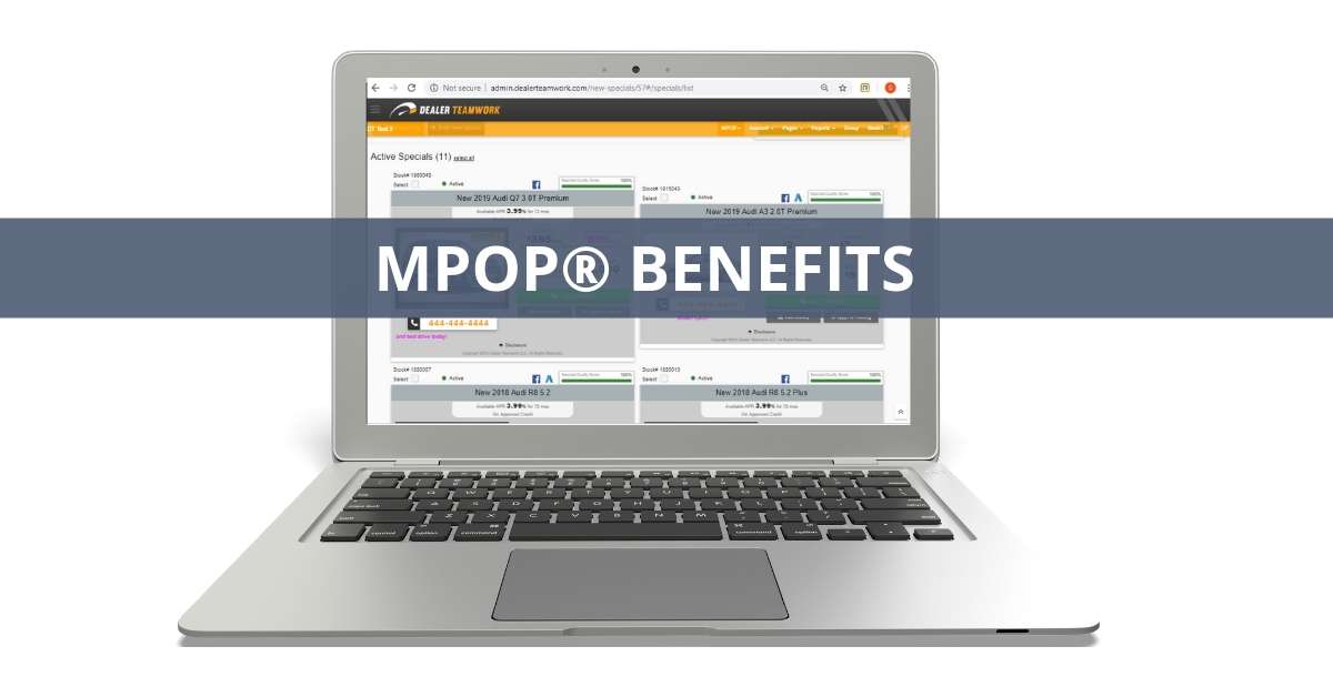 Top 5 MPOP® Benefits Dealers Will Love - Dealer Teamwork